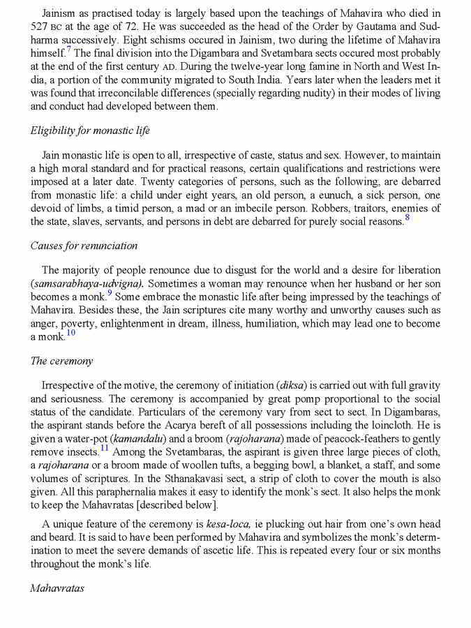 Monasticism - Ideal and Traditions