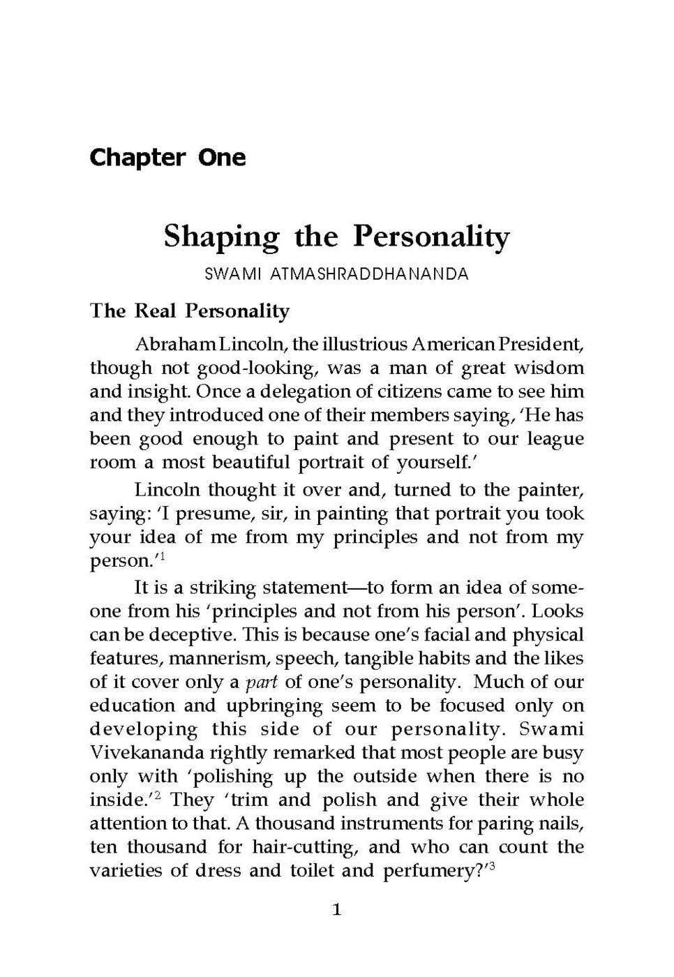 How to Shape the Personality