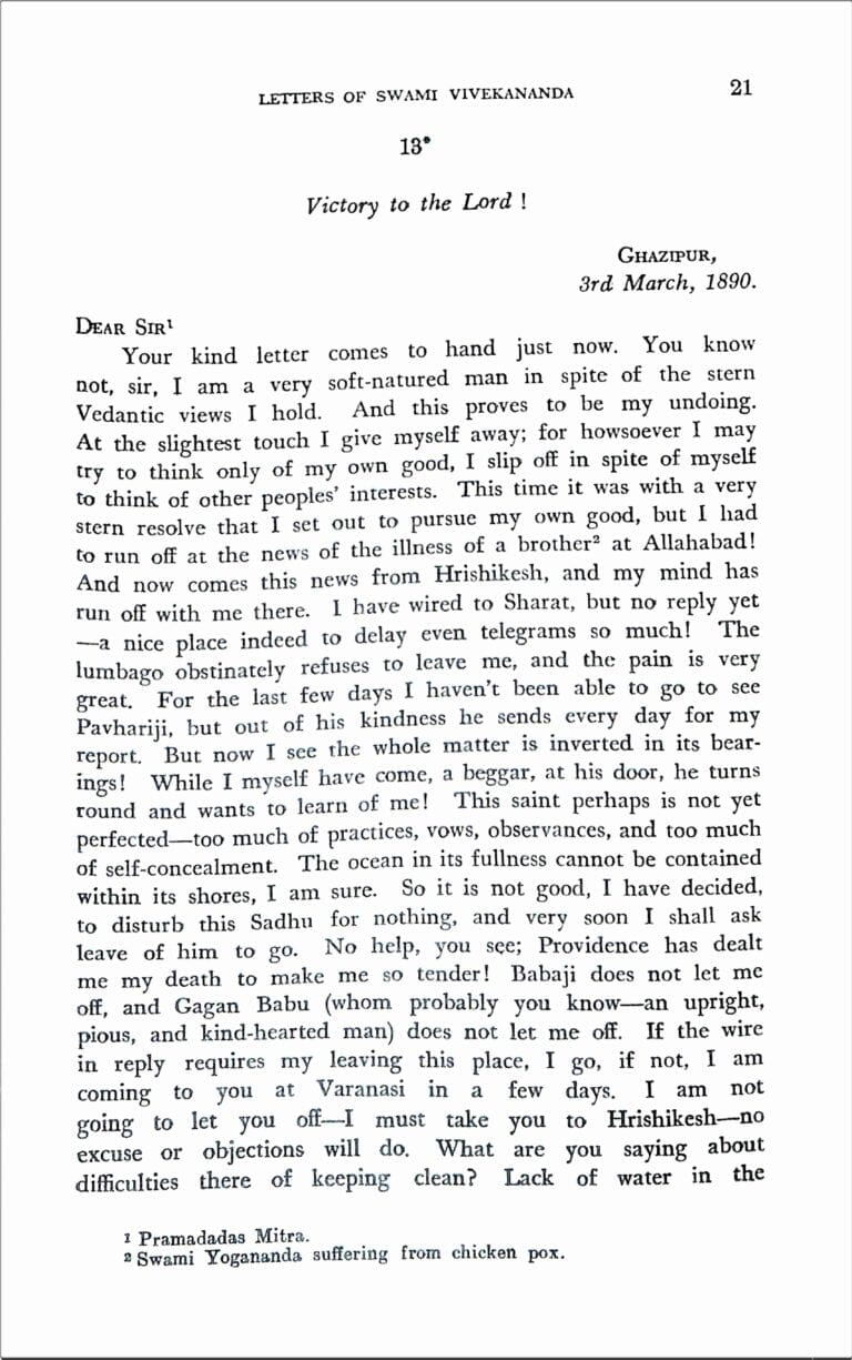 Letters of Swami Vivekananda (English) (Deluxe)