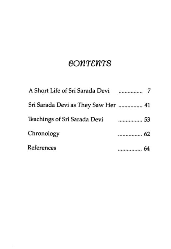 Life and Teachings of Sri Sarada Devi the Holy Mother (English) (Paperback)