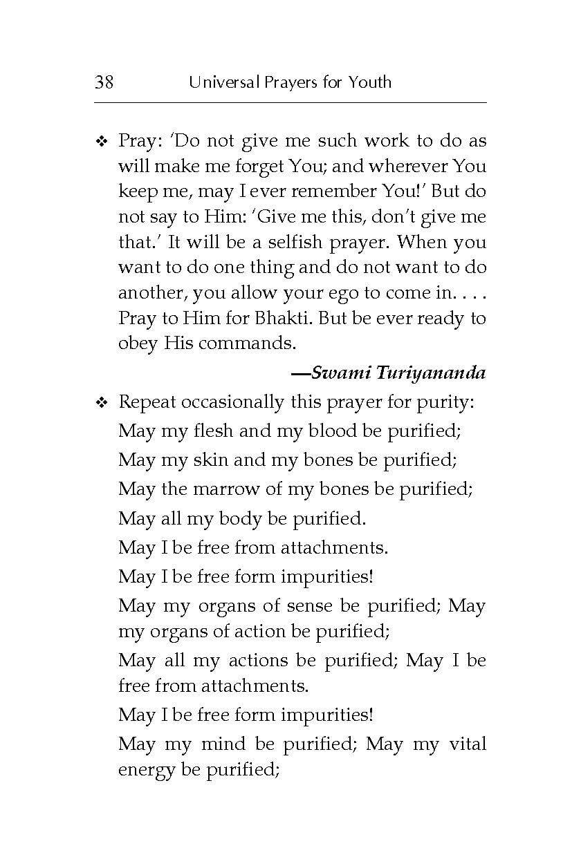 Universal Prayers for Youth